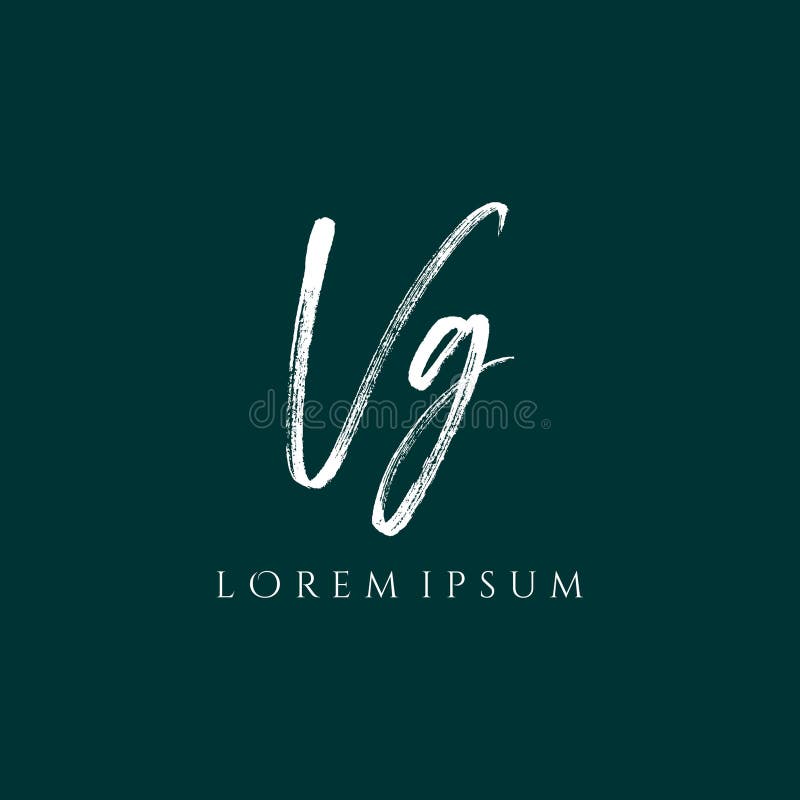 Letter VG Simple Monogram Logo Icon Design. Stock Vector - Illustration ...