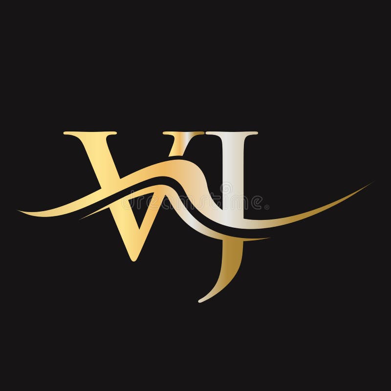 Letter VJ Logo Design. Initial VJ Logotype Template for Business and ...