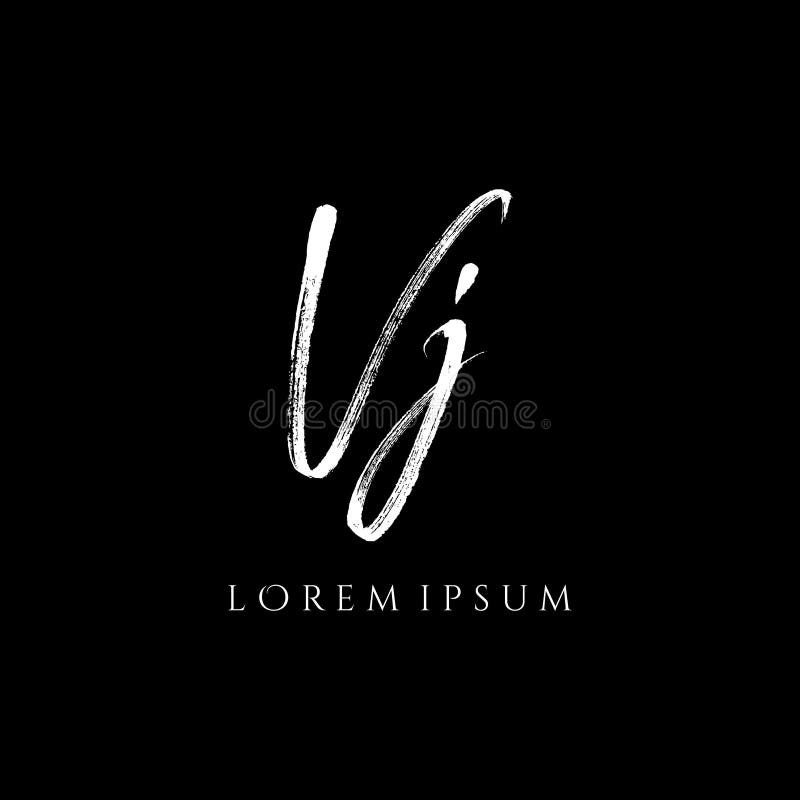Letter VJ Simple Monogram Logo Icon Design. Stock Vector - Illustration ...