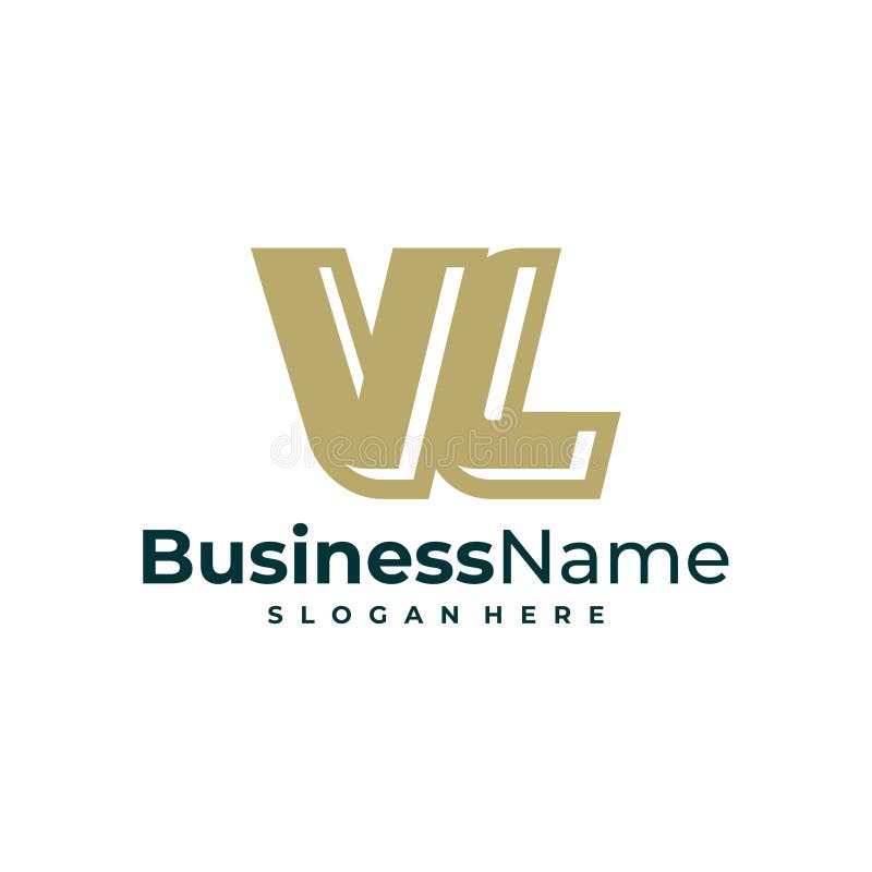 Letter VL Logo Design Vector. Luxury VL Logo Design Template Concept ...