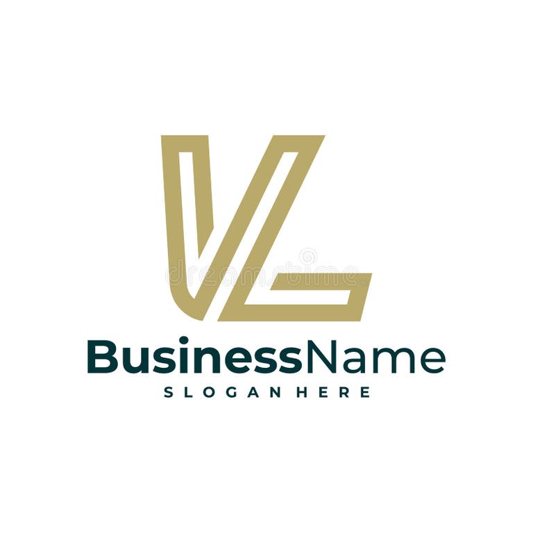 Letter VL Logo Design Vector. Luxury VL Logo Design Template Concept ...