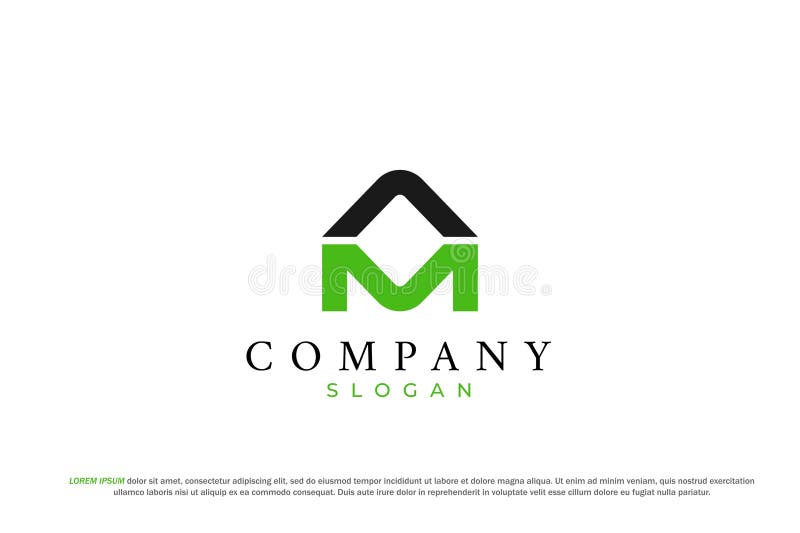 Letter am or Vm Abstract Business Modern Minimalist Logo Stock ...
