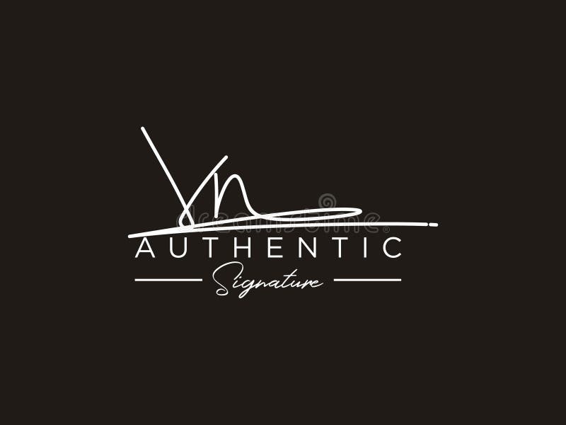 Vn Signature Stock Illustrations – 167 Vn Signature Stock Illustrations ...