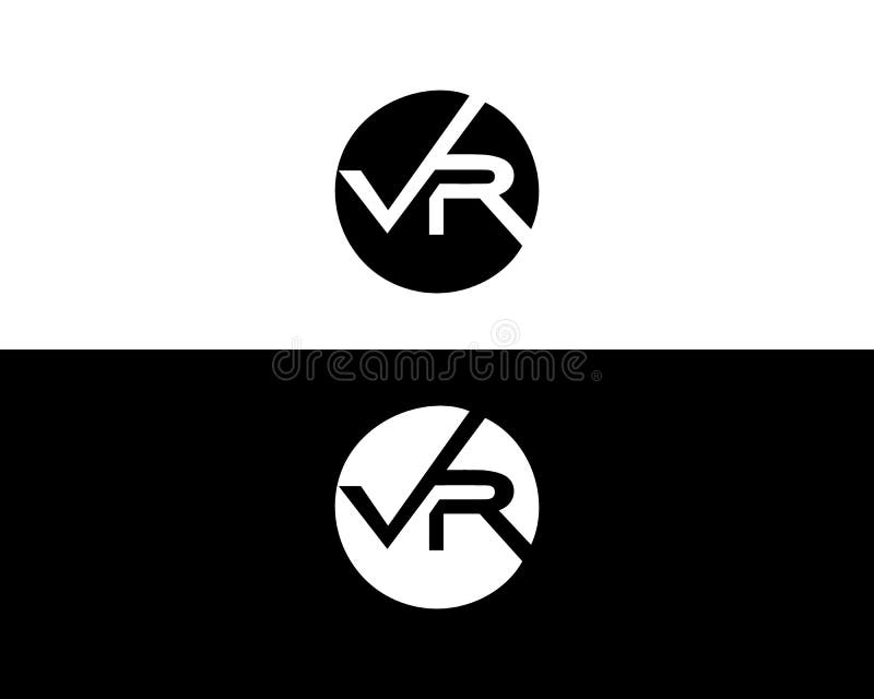 Letter VR Logo Unique Modern Stock Vector - Illustration of abstract ...