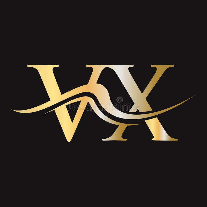 Letter VX Logo Design. Initial VX Logotype Template for Business and ...
