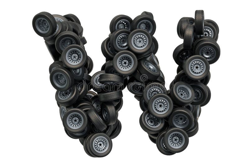 Letter W Wheels Stock Illustrations – 10 Letter W Wheels Stock ...