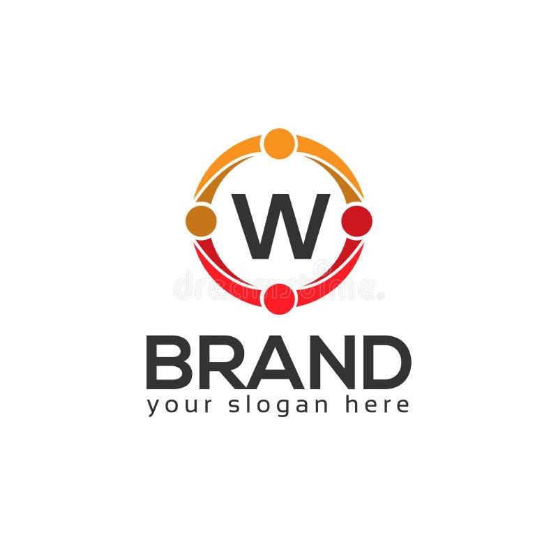Letter W Circle Logo Stock Illustrations – 3,056 Letter W Circle Logo ...