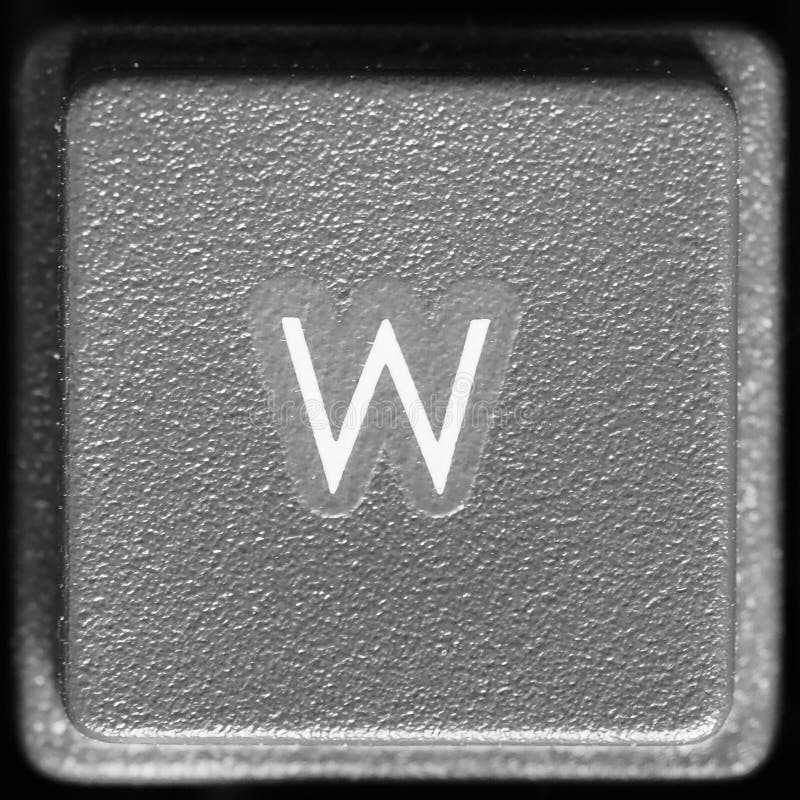 Letter W on Computer Keyboard Stock Image - Image of paper, upcase ...