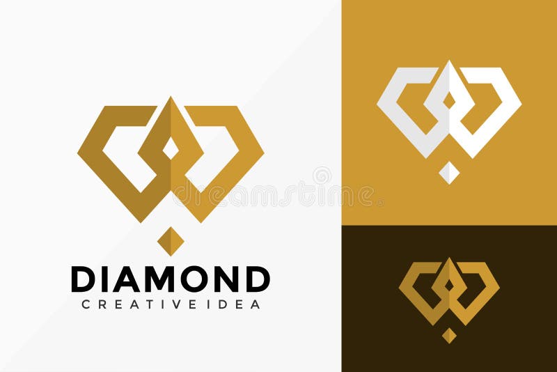 Letter W Diamond Logo Vector Design. Abstract Emblem, Designs Concept ...