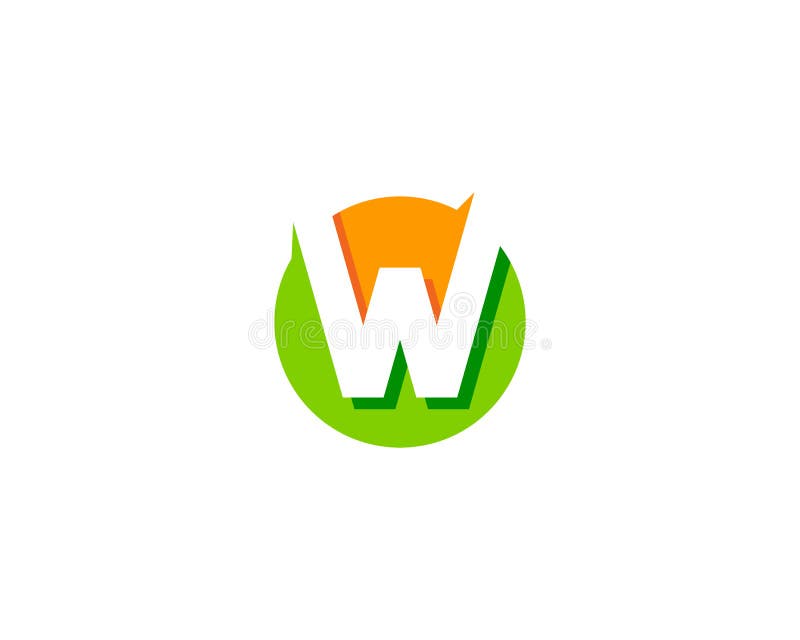 Letter W Icon Logo Design Element Stock Vector - Illustration of ...