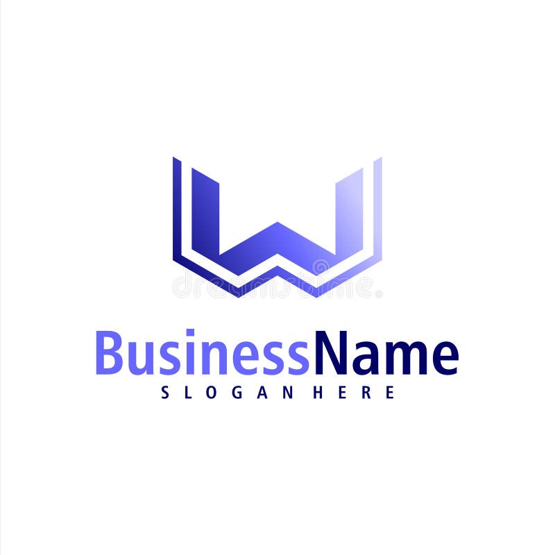 Letter W Logo Design Vector. Creative Initial W Logo Concepts Template ...