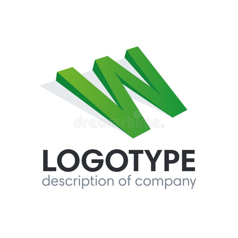 Letter W Logo Icon Design Template Elements Stock Illustration ...