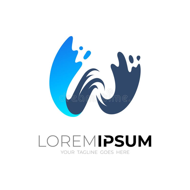 Water Letter W Stock Illustrations – 1,202 Water Letter W Stock ...