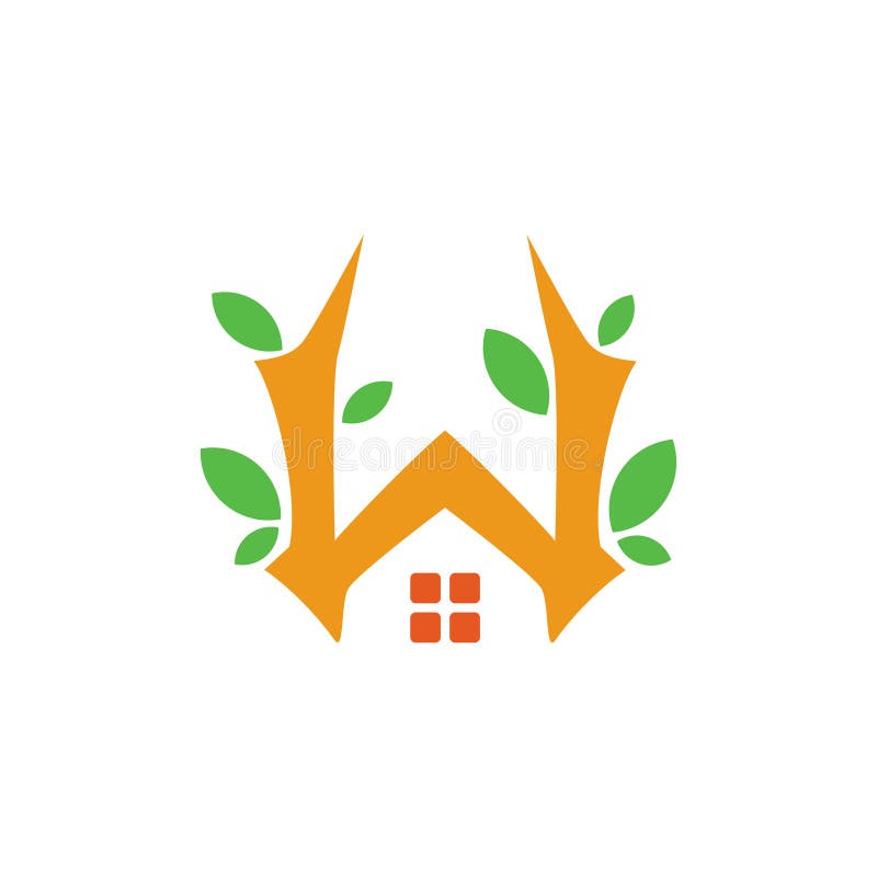 Letter W House Logo Stock Illustrations – 497 Letter W House Logo Stock ...