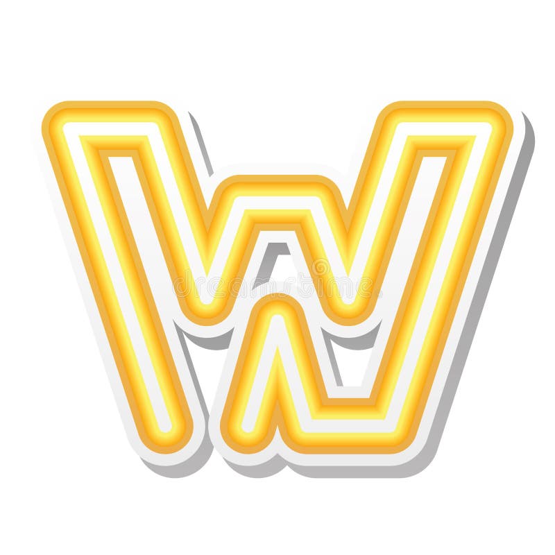 W Neon Stock Illustrations – 715 W Neon Stock Illustrations, Vectors ...