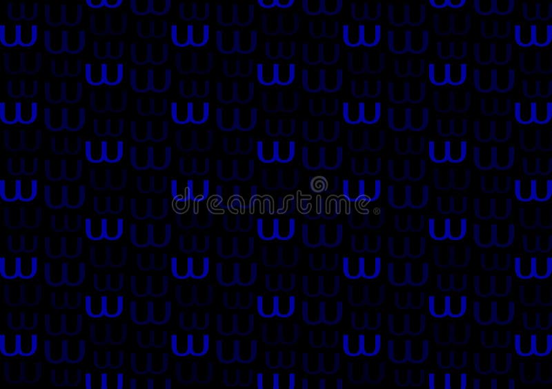 Letter W Pattern in Different Colored Shades for Wallpaper Stock ...