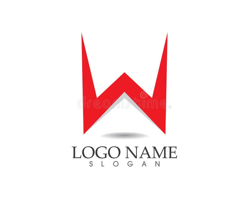 Letter W Vector Icons Logo and Symbols Stock Vector - Illustration of ...