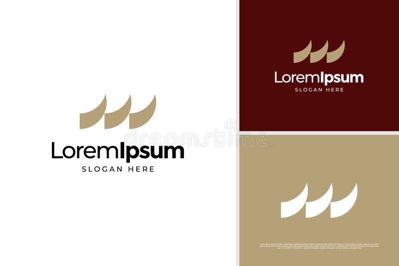 Letter W Wave Logo Design Illustration Vector Stock Vector ...