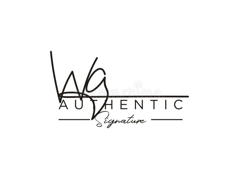 Letter WA Signature Logo Template Vector Stock Vector - Illustration of ...
