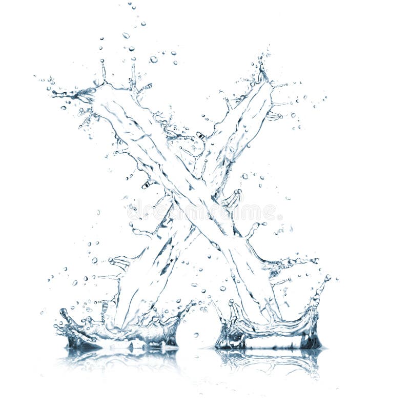 Letter E of water alphabet stock image. Image of nature - 16969579