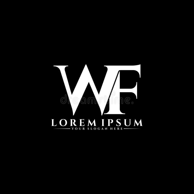 Letter Wf Logo Stock Illustrations – 944 Letter Wf Logo Stock ...