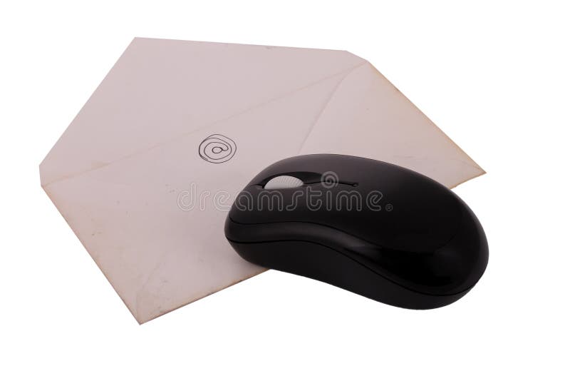 The Letter on the White Background Mouse Technology Stock Image - Image ...