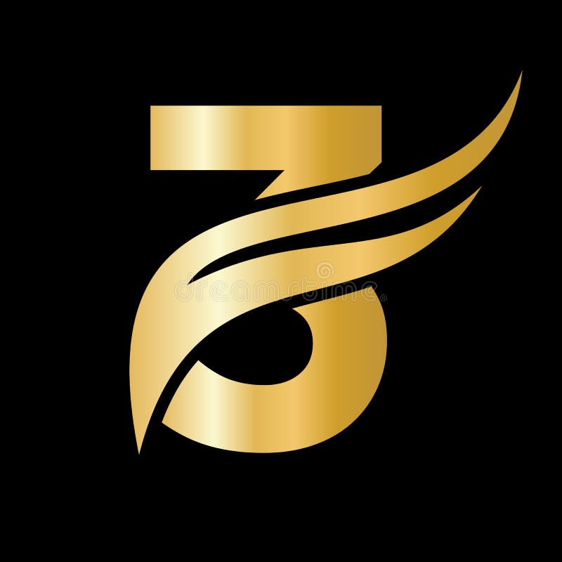 Letter 3 Wing Logo for Transport, Freight, Transportation Logotype ...