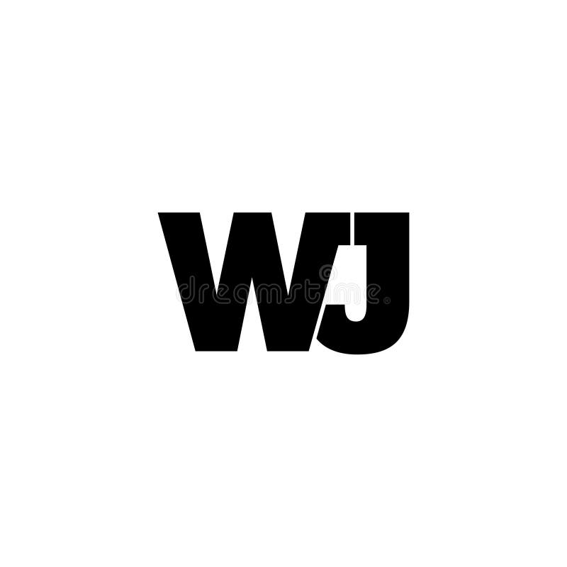 Letter WJ Simple Monogram Logo Icon Design. Stock Vector - Illustration ... Letter WJ Simple Monogram Logo Icon Design. Stock Vector - Illustration ...