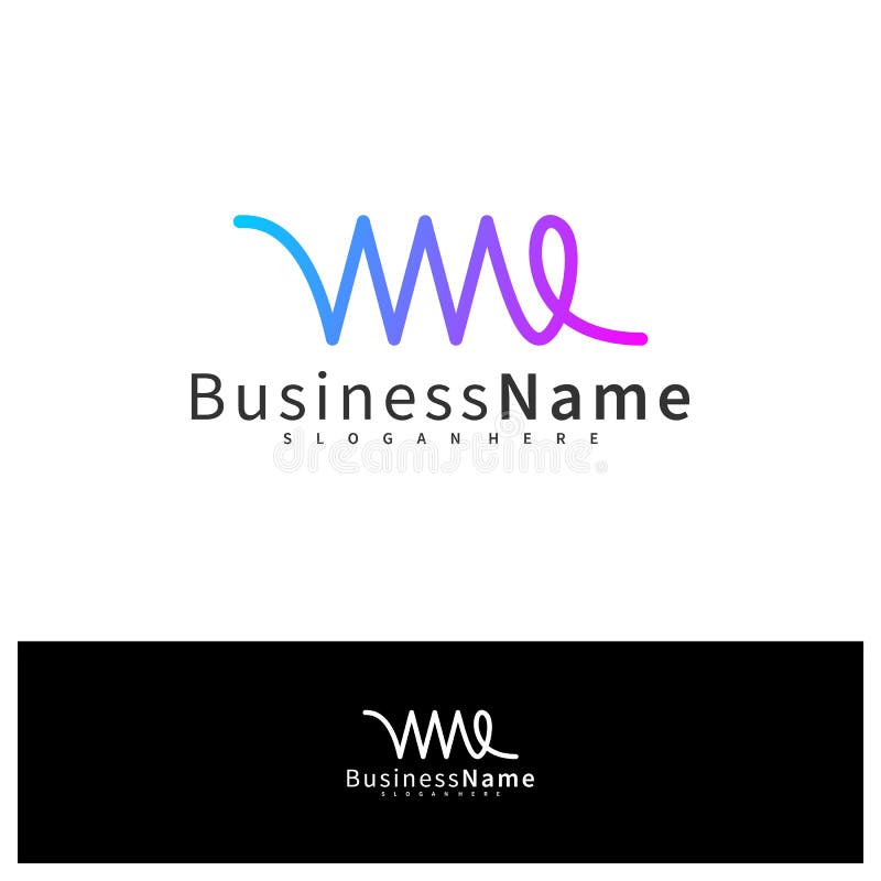 Letter WME Logo Design Vector Template, Initial WME Logo Concepts ...