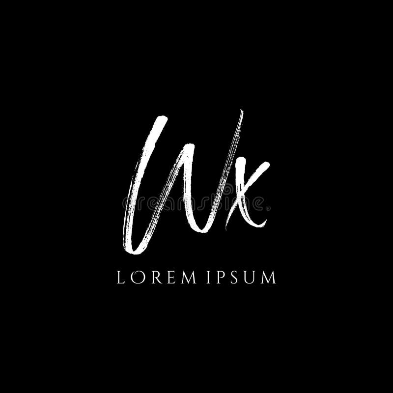 Letter WX Luxury Logo Design Vector Stock Vector - Illustration of ...