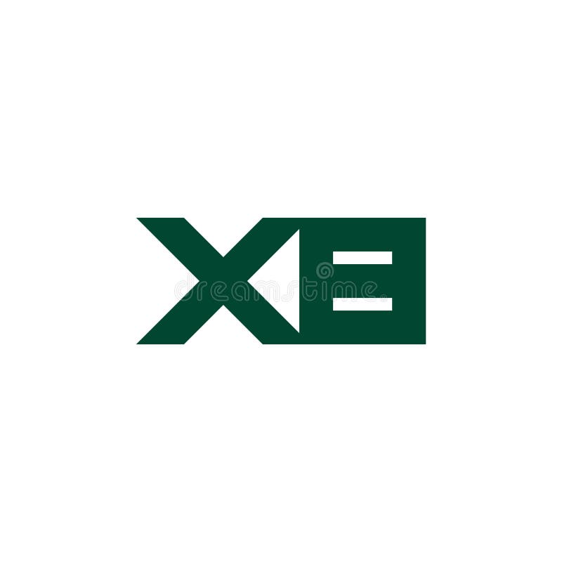 Letter Xb Square Arrow Geometric Triangles Symbol Logo Vector Stock ...