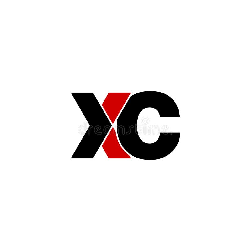 Letter XC Simple Logo Design Vector Stock Vector - Illustration of icon ...
