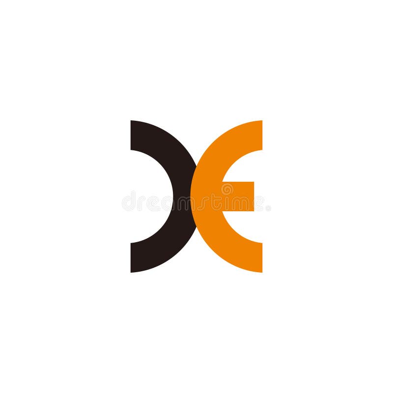 Letter Xe Simple Colorful Logo Vector Stock Vector - Illustration of ...