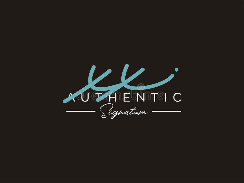 Letter XX Signature Logo Template Vector Stock Vector - Illustration of ...