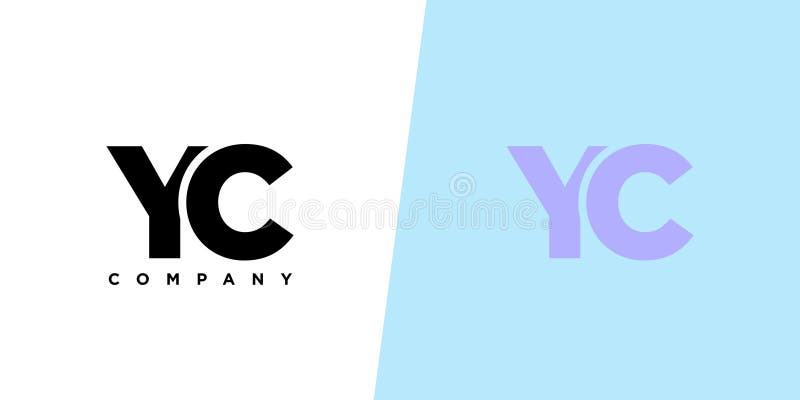 Letter Y and C, YC Logo Design Template. Minimal Monogram Initial Based ...