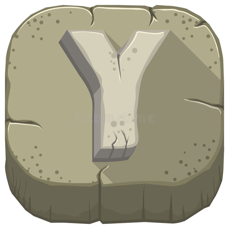 Stone Carved Font Vector Stock Illustrations – 106 Stone Carved Font ...