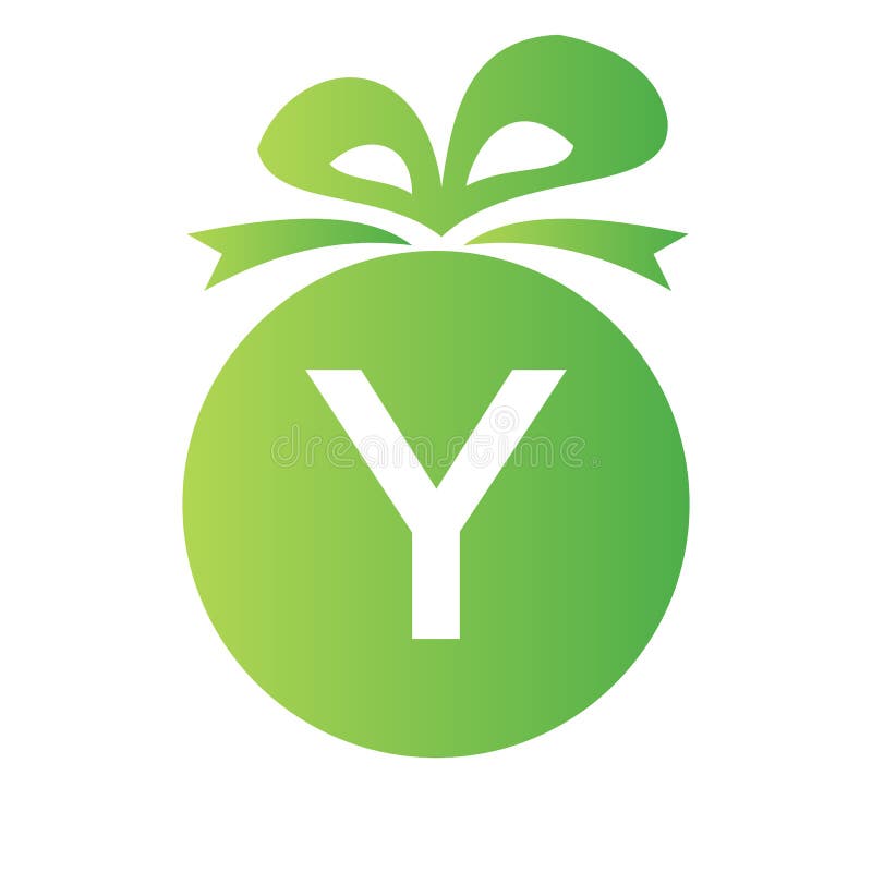 Letter Y Gift Box Logo. Giftbox Icon Celebration Logo Element Template ...