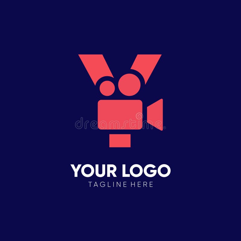 Letter Y Initial Camera Video Logo Design Vector Icon Graphic Emblem ...