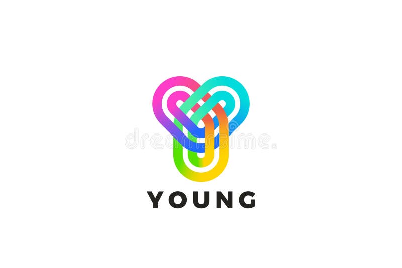 Letter Y Logo Design Loop Infinite Vector Template Colorful Linear ... Letter Y Logo Design Loop Infinite Vector Template Colorful Linear ...