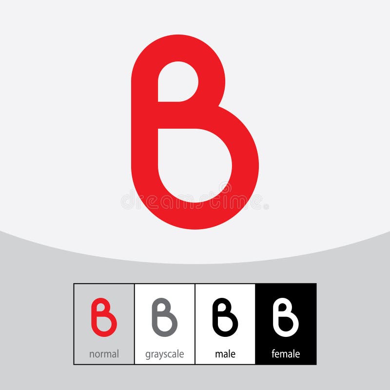 Letter B Logo Design Vector. Stock Vector - Illustration of concept ...