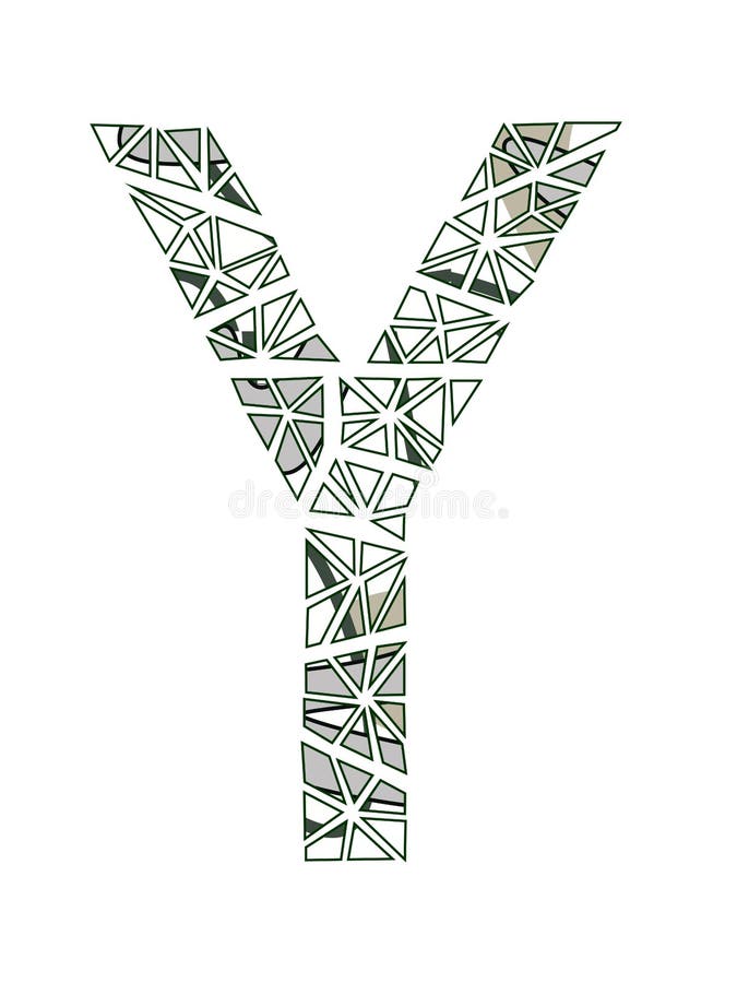 Letter Y Logo Flower Design. Stock Vector - Illustration of handwriting ...