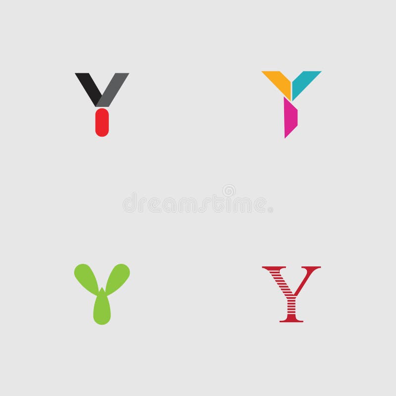 Letter Y Logo Template Vector Icon Design Stock Vector - Illustration ...