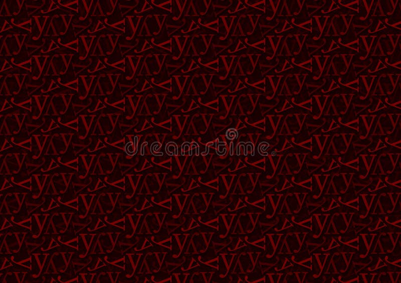 Letter Y Pattern In Different Colored Red Shades For Wallpaper Stock ...
