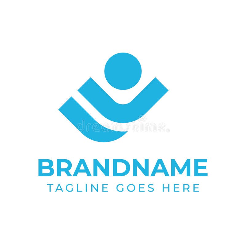 Letter Y People Logo, Integrated with Abstract Figures, Symbolizing ...