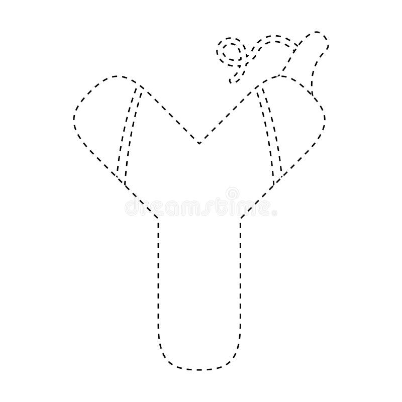 Letter Y Tracing Worksheet for Kids Stock Vector - Illustration of ...