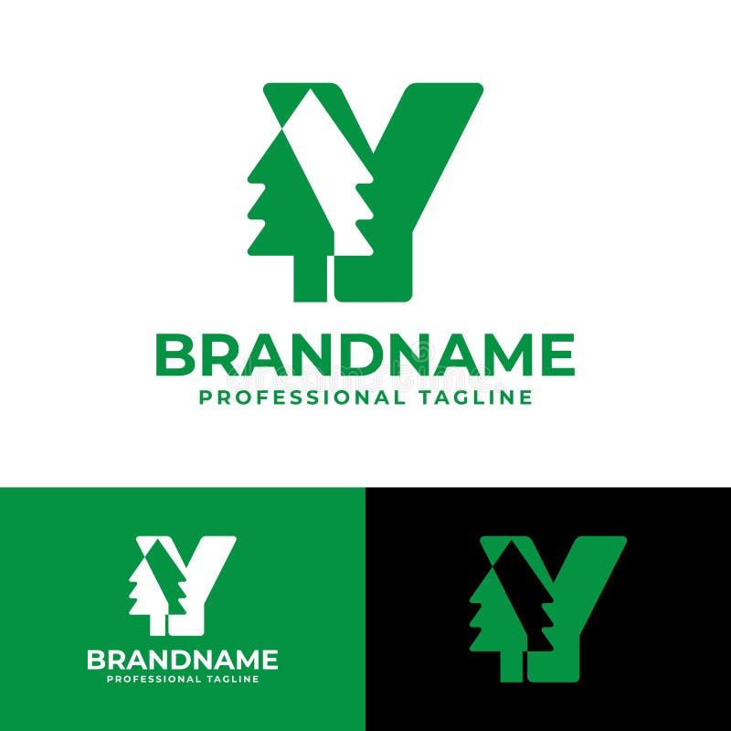 Letter Y Tree Logo, for Any Environmental Brands with Y Initial Stock ...