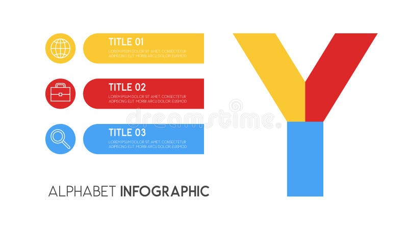 Letter Y Vector Alphabet and Other Elements for Infographics Stock ...
