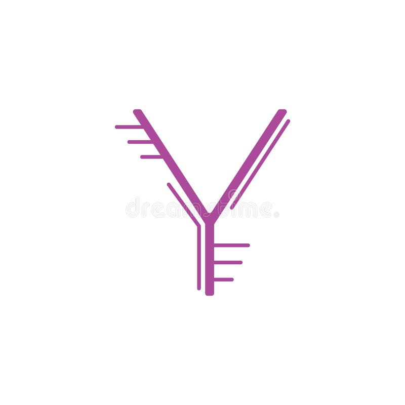 Letter Y. Vector Illustration Decorative Design Stock Vector ...