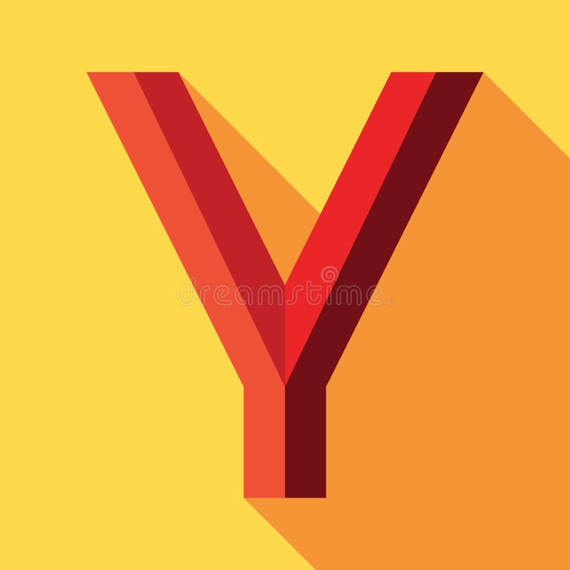 Letter Y. Vector Illustration Decorative Design Stock Vector ...