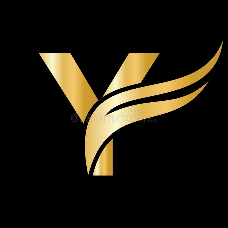 Letter Y Wing Logo for Transport, Freight, Transportation Logotype ...